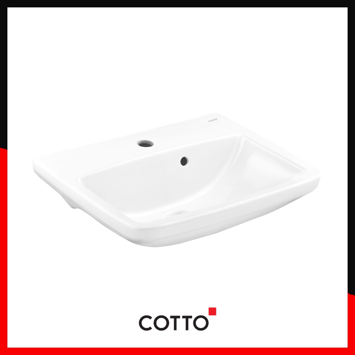 COTTO C00581 อ่างล้างหน้าแขวนผนัง รุ่น เซิร์ฟ เอ็ม